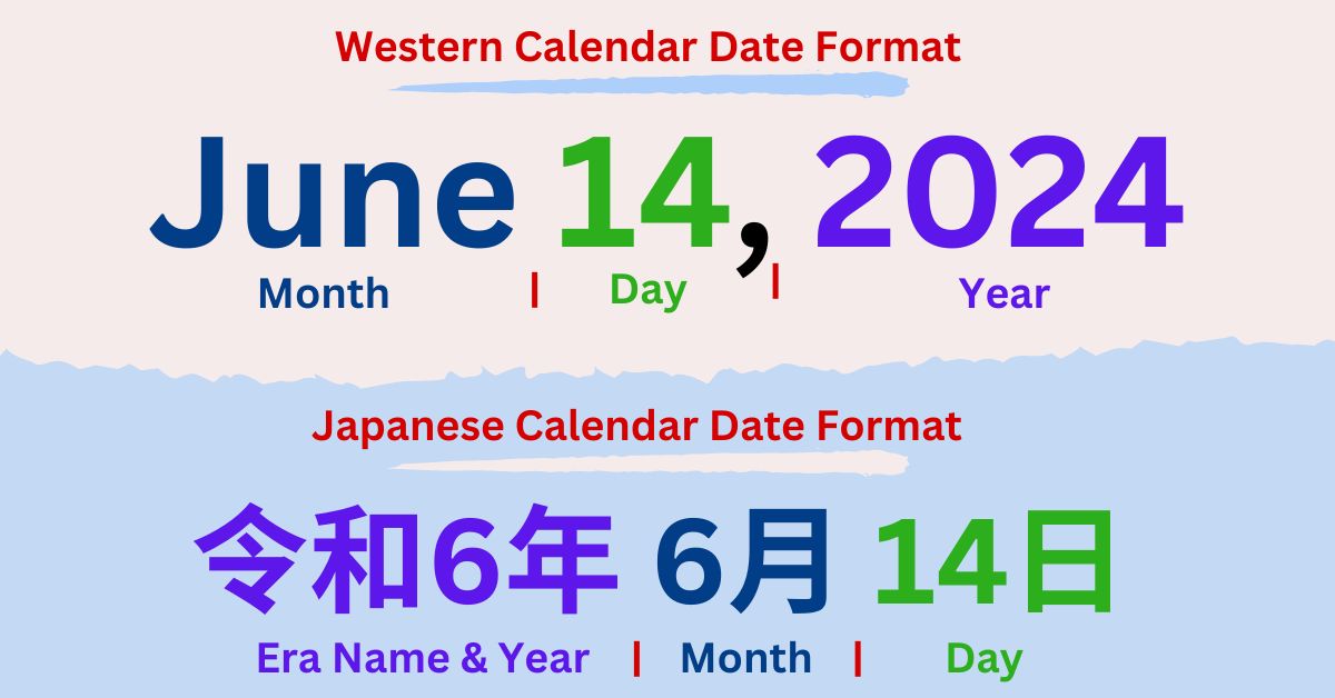 Japanese Calendar - How To Write Dates In Japanese - Yomikko